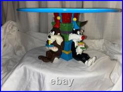 Rare in original box WB Looney Tunes Cake Stand Wile E, Bugs, Sylvester ...